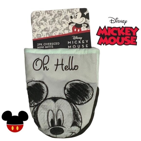 Disney | Kitchen | Disney Oven Mitts 2 Pack Mickey Mouse Oversized Mini ...